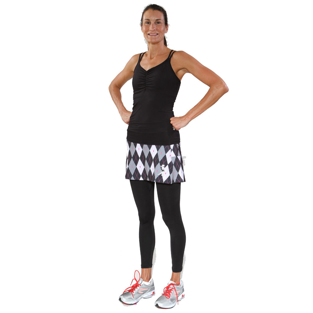 Black Strappy Tank Bra – RunningSkirts
